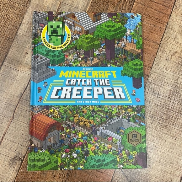 mojang | Other | Mojang Minecraft Catch The Creeper Hardcover Search ...